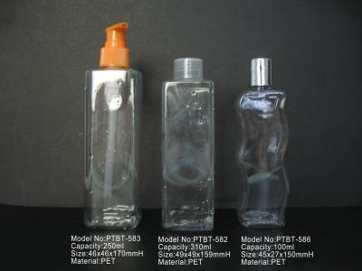 China Hotel Shampoo Bottle, High Capacity Shampoo Bottle, PET Materials, Bottle Shape Optional, Pump, Twist Cap For Choose for sale