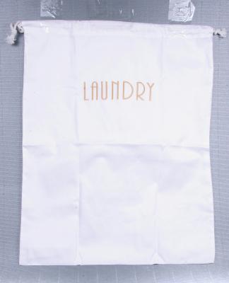 China Large hanging clothes Cotton, non woven and plastic Hotel Laundry Bags, Spa Bag for sale