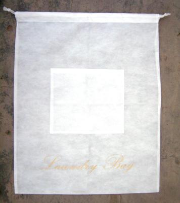 China Non woven, Cotton and plastic restaurant, bar or Hotel Laundry Bags, laundry hamper bag for sale