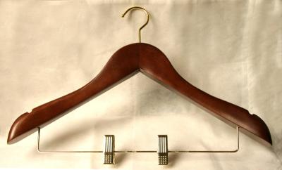 China Customized Trouser, coat or suit plastic Anti - thief Garment and Hotel Clothes Hangers for sale