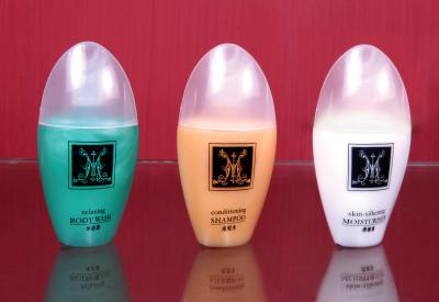 China Relaxing body wash, Conditioning Shampoo and skin moisturiser of Hotel Guest Toiletries for sale