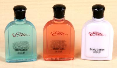 China Guest room Hair shampoo,bath gel and body lotion of Spa, Bar and Hotel Guest Toiletries for sale