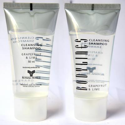 China Promotional gift logo printing hair cleaning shampoo of Hotel Guest Toiletries for sale
