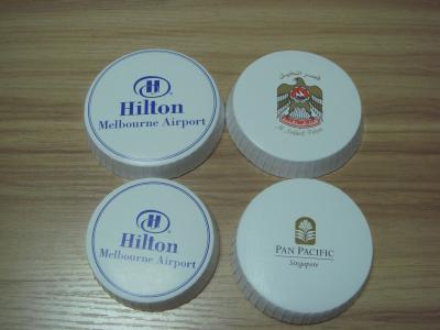 China Eco friendly Promotional gift custom Logo printed Round tea or coffee paper cup cover for sale