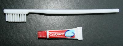 China 3g, 6g mini Toothpaste and travel tooth brush dental kit for Hotel Guest Toiletries for sale
