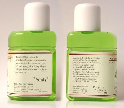 China Eco friendly Shampoo and Conditioner set for motel, Spa, Hotel Shampoos and Soaps for sale