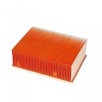 China Micro Skived Fin Liquid Cooling Radiator Copper Customized Dimension for sale