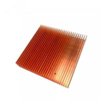 China Micro Skived Fin Liquid Cooling Radiator Copper Customized Dimension for sale