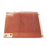 China Micro Skived Fin Liquid Cooling Radiator Copper Customized Dimension for sale