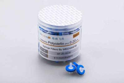 China 13 mm 0,22 μm PES-spuitfiltercapsules voor watersterilisatie en voorfiltratie Te koop