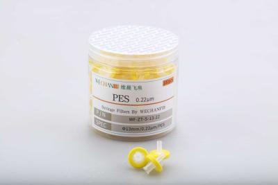 China 0.22μm 33mm PO-spuitfiltercapsules voor watersterilisatiefiltratie Te koop