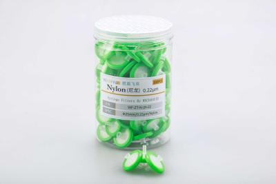 중국 물 살균 필터레이션 0.22μm 25mm PO 주사기 필터 캡슐 판매용