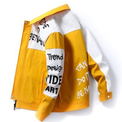 China TY windproof men's hooded jackets and coat for spring and fall lapels are in the fashion temperament commuter for sale