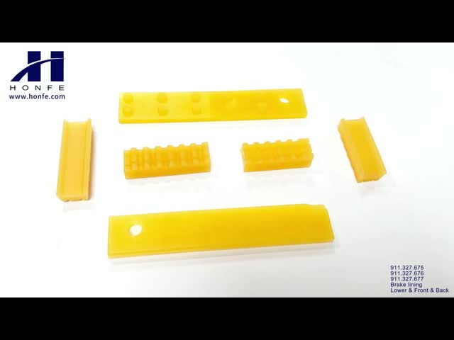 Guarnizioni freno inferiori, anteriori e posteriori 911.327.675 911.327.676 911.327.677 P7100 Giallo Blu