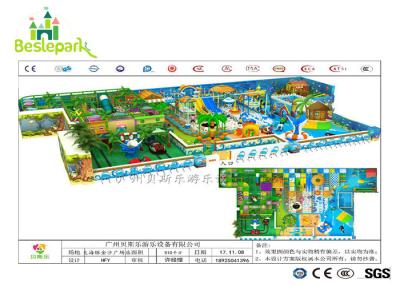 China Amazing Soft Large Indoor Playground For Children Custom Made Design for sale