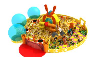 China Anti - Skid Indoor Play Gym Toddler With Ball Pool 15.86 * 7.32 * 8M for sale