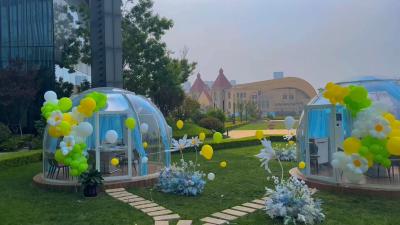 Cina Decorazione per tenda a bolle di grandi dimensioni per cerimonie, casa a cupola in policarbonato in vendita