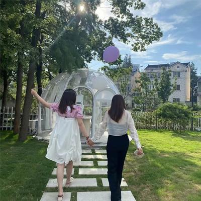 Cina Tenda multifunzionale del globo del diametro 3.5m della tenda della bolla dell'iglù di uso chiara in vendita