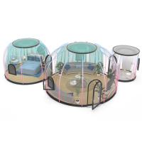 China Sun Room Transparent Igloo Nanocrystalline Glamping Bubble Tent for sale