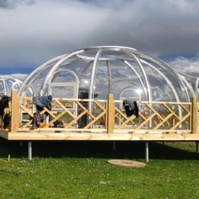 Cina Tenda gigante della bolla della tenda della bolla dell'iglù del giardino del diametro 6m con rivestimento e la tenda in vendita