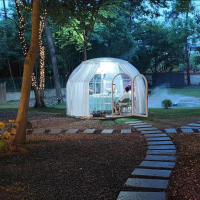 Cina Green Houses Outdoor Bubble Tents Wooden Carton Packaging in vendita