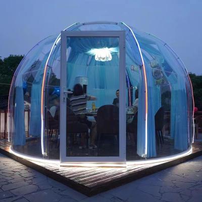Cina Outdoor Geodesic Tent Manufacturers Price Glamping Luxury Prefab Homes in vendita