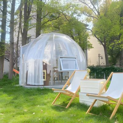 Cina Tenda Bubble Outdoor PC Casa a cupola chiara con finestra in alluminio e luce a LED in vendita