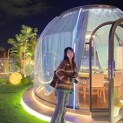 Cina PC Tende a bolla in policarbonato + alluminio per le serre del bar del tè per il tempo libero in vendita