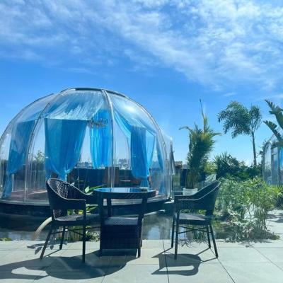 Cina Transparent Glamping PC Dome House Clear Bubble Tent For Luxury Outdoor in vendita