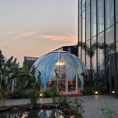 Cina Transparent Glamping PC Dome House Clear Bubble Tent For Luxury Outdoor in vendita