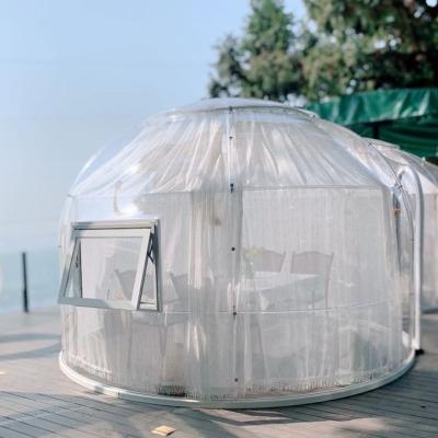 Cina Transparent PC Dome House Aluminium Glamping Bubble Tent For Outdoor Camping in vendita