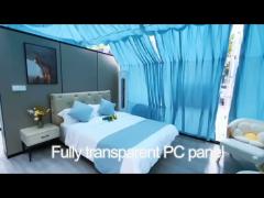 UV resistance 10x10 Clear Bubble Tents Heat Resistant PC Polycarbonate Dome Tent