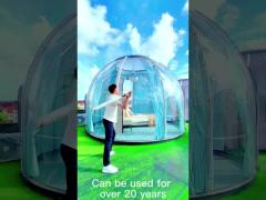 Customized Mini Sunroom Dome Tent Glamping Dome House Glass House Sunroom for Sale