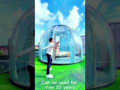 Transparent Clear PC Dome House Igloo Geodesic Dome with Aluminum Frame