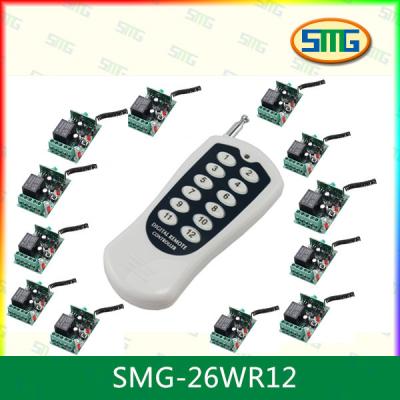 China SMG-026WR 12v 24v 12 buttons remote with 12 remote switch for sale