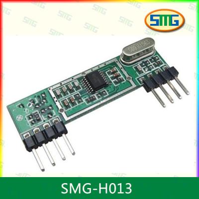 China SMG-H013 433mhz wireless super heterodyne 5v rf receiver module 8 pins for sale