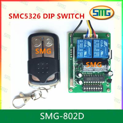 China SMG-802D RF Wireless 330MHz 433.92MHz SMC-5326p-3 DIP Switch Remote Control Receiver for sale