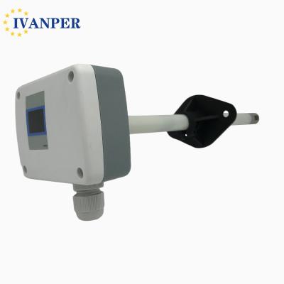 Cina 1M Lunghezza del cavo Industrial RS485 Modbus 4-20mA Sensore del trasmettitore di velocità dell'aria in vendita