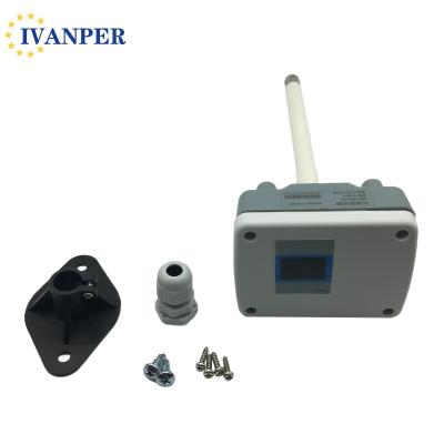 Cina 1M Lunghezza del cavo Industrial RS485 Modbus 4-20mA Sensore del trasmettitore di velocità dell'aria in vendita