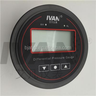 Cina 200mbar/20000Pa Pressometro differenziale digitale con allarme e display LED in vendita