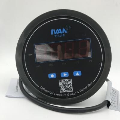 Cina 200mbar/20000Pa Pressometro differenziale digitale con allarme e display LED in vendita