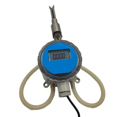 China 0-10V Tipo de tubo Pitot gasoduto Transmissor de velocidade do vento com suporte OEM personalizado à venda