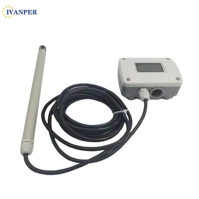 中国 4~20mA ドクトマウント湿度センサー 0~10V出力湿度 5~95% 24VDC電源 販売のため