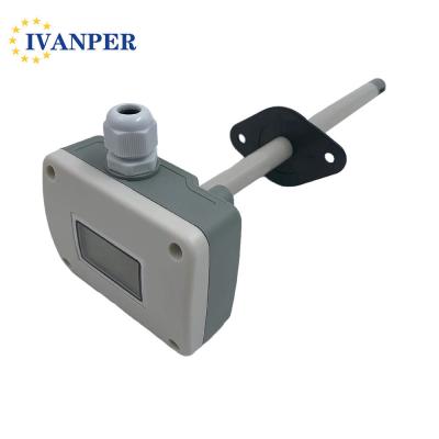 China Accurate windsnelheidsmeting Duct Air Velocity Sensors met 12-30VDC stroomtoevoer Te koop