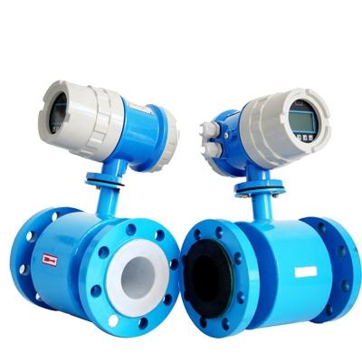 China Medidor de caudal de tuberías de aguas residuales con pantalla digital electromagnética con medición de precisión en venta