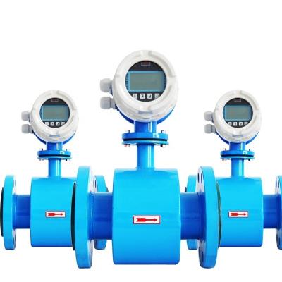 China Medidor de caudal de tuberías de aguas residuales con pantalla digital electromagnética con medición de precisión en venta