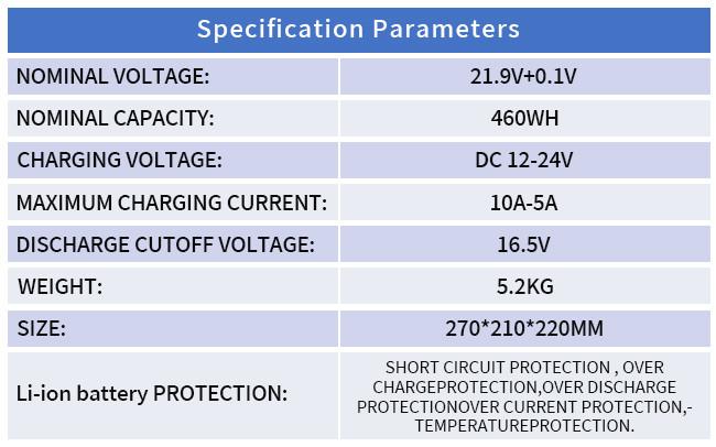 Portable power bank for photovoltaic power generation - front view