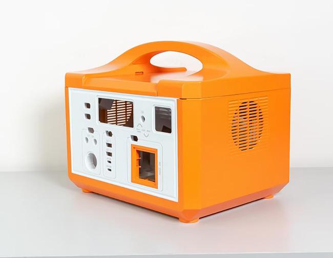 Portable power bank for photovoltaic power generation - angled view