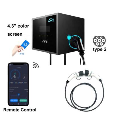 Cina wallbox pubblico del ev della fabbrica 22kw Smart con il APP mobile in vendita