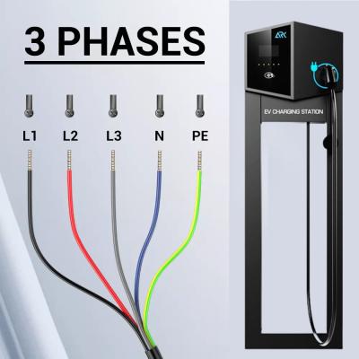 Cina wallbox pubblico del ev della fabbrica 22kw Smart con il APP mobile in vendita